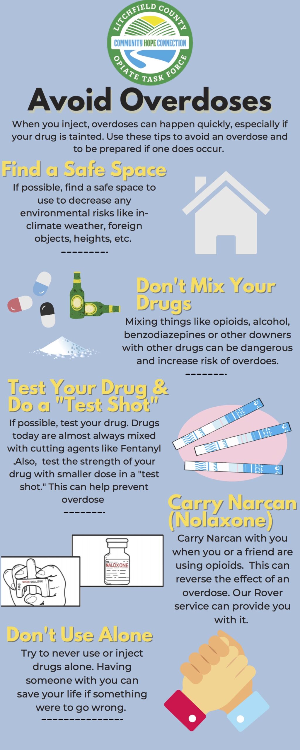 Litchfield County Opiate Task Force | Safer Use Practice