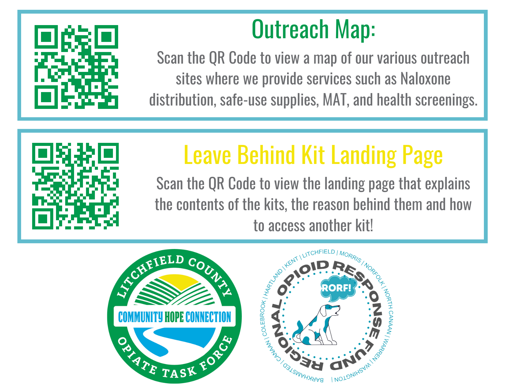 Naloxone Leave Behind Kits - LCOTF